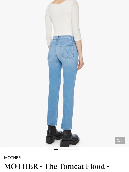 MOTHER | Jeans | Mother Straightleg Tomcat Flood Jeans In Light Blue ...